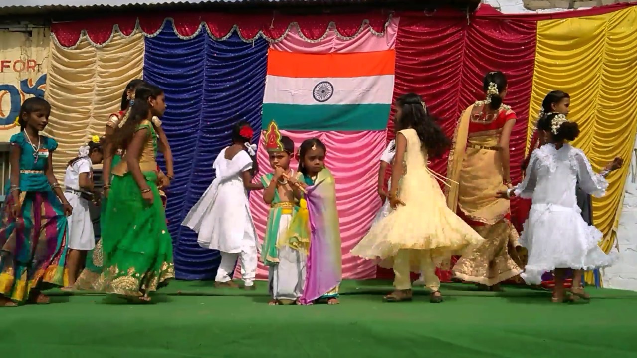 Murepala vennala Radha Song Dance Chilamkur Ushodaya Schools ...