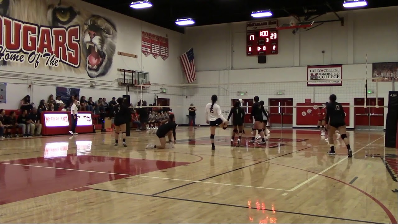 Volleyball: Cesar Chavez Lady Titans vs. McFarland High Cougars - YouTube