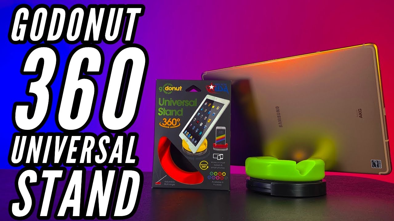 GoDonut 360 Universal Stand for Phones and Tablets 360 Degrees Of ...