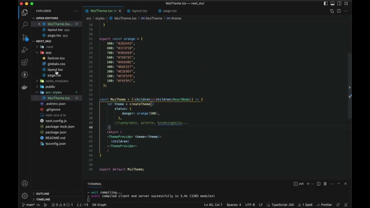 Next.js 13 & Material UI, Creando Theme. - YouTube