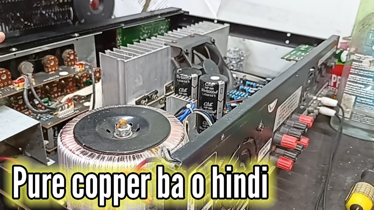 Sakura AV-735 Amplifier || pure copper ba o hindi? - YouTube