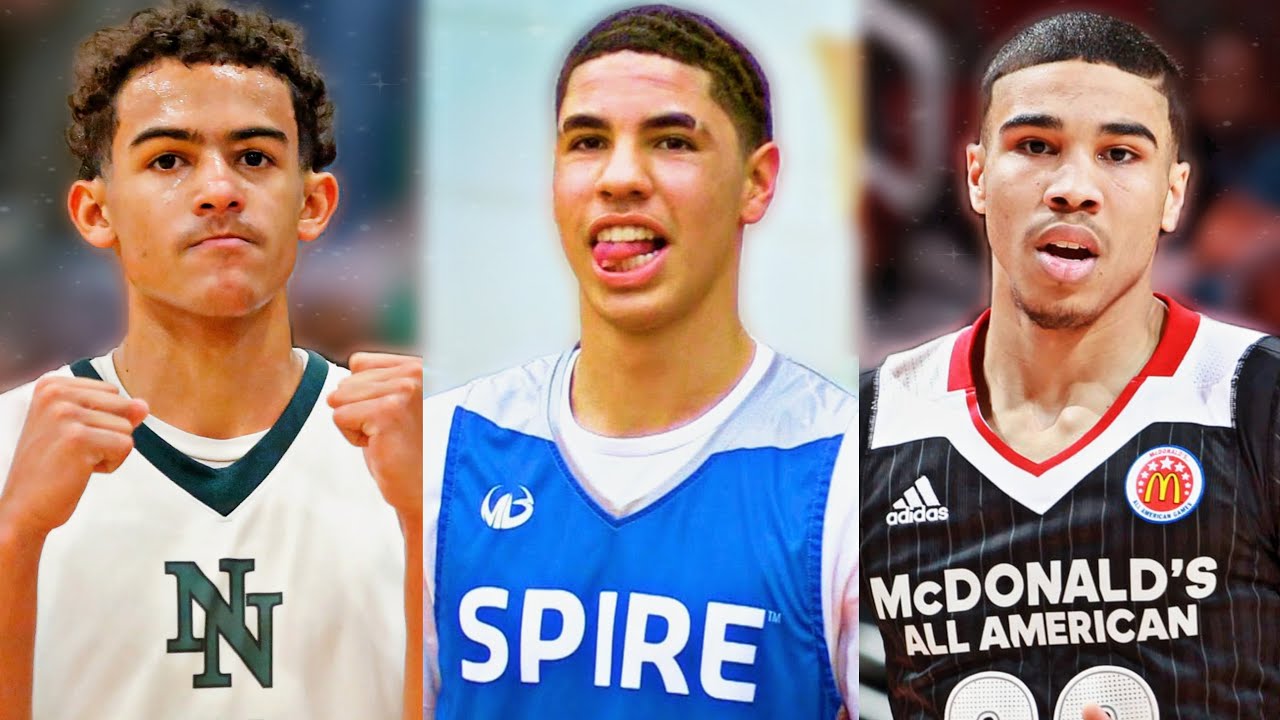 A MELHOR JOGADA DE CADA ESTRELA DA NBA NO HIGH SCHOOL! (React) - YouTube