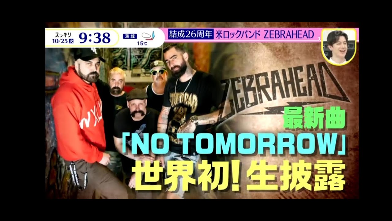 zebrahead - "No Tomorrow" Live on Sukkiri NTV - October 25th 2022 - YouTube
