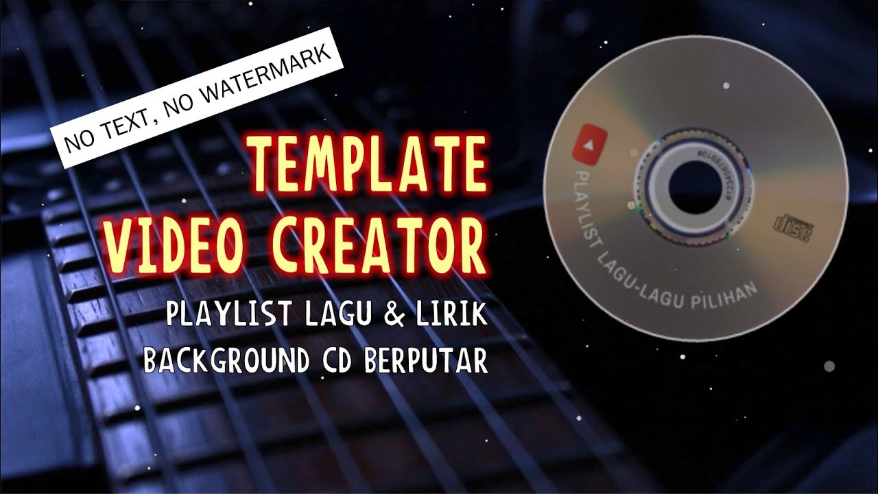 Background Motion Untuk Membuat Playlist Lirik Lagu - YouTube