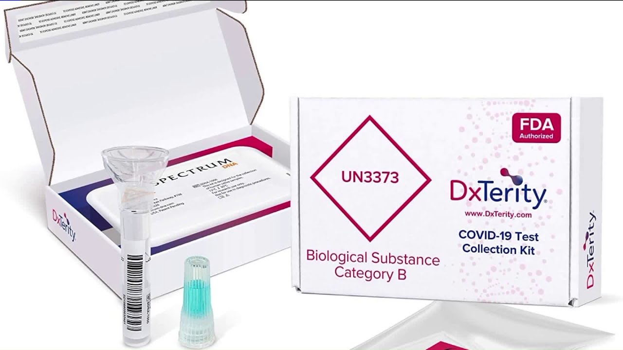 A look at the FDA approved at home COVID test - YouTube