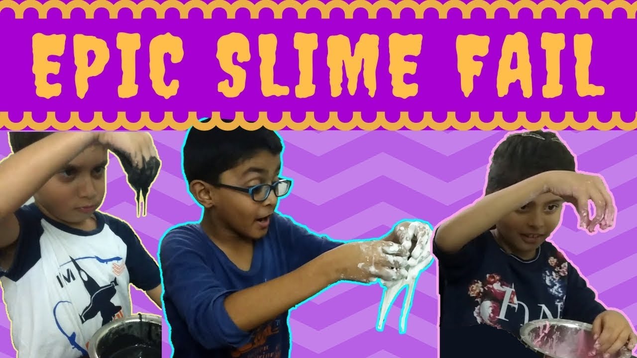 SLIME Fail ? | INDIAN KIDS TRY SLIME FOR FIRST TIME - YouTube