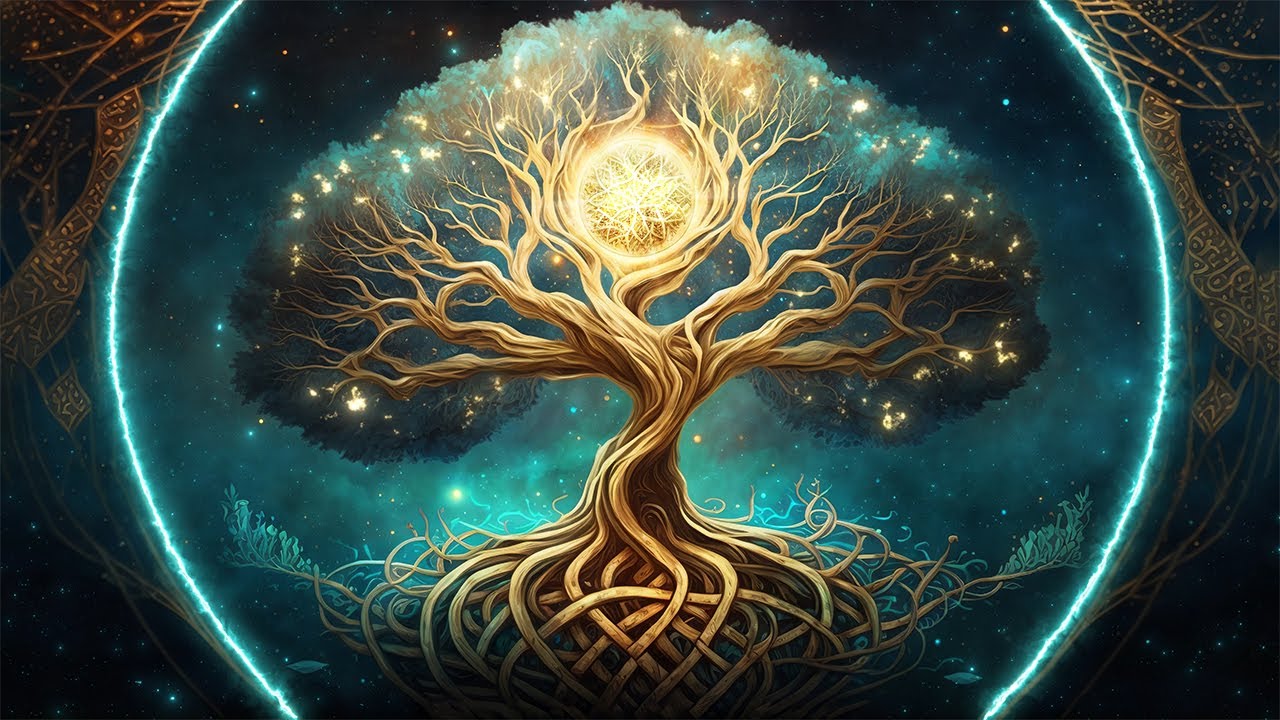 Deep Healing Frequency | Positive Energy & Health | Tree of Life ...