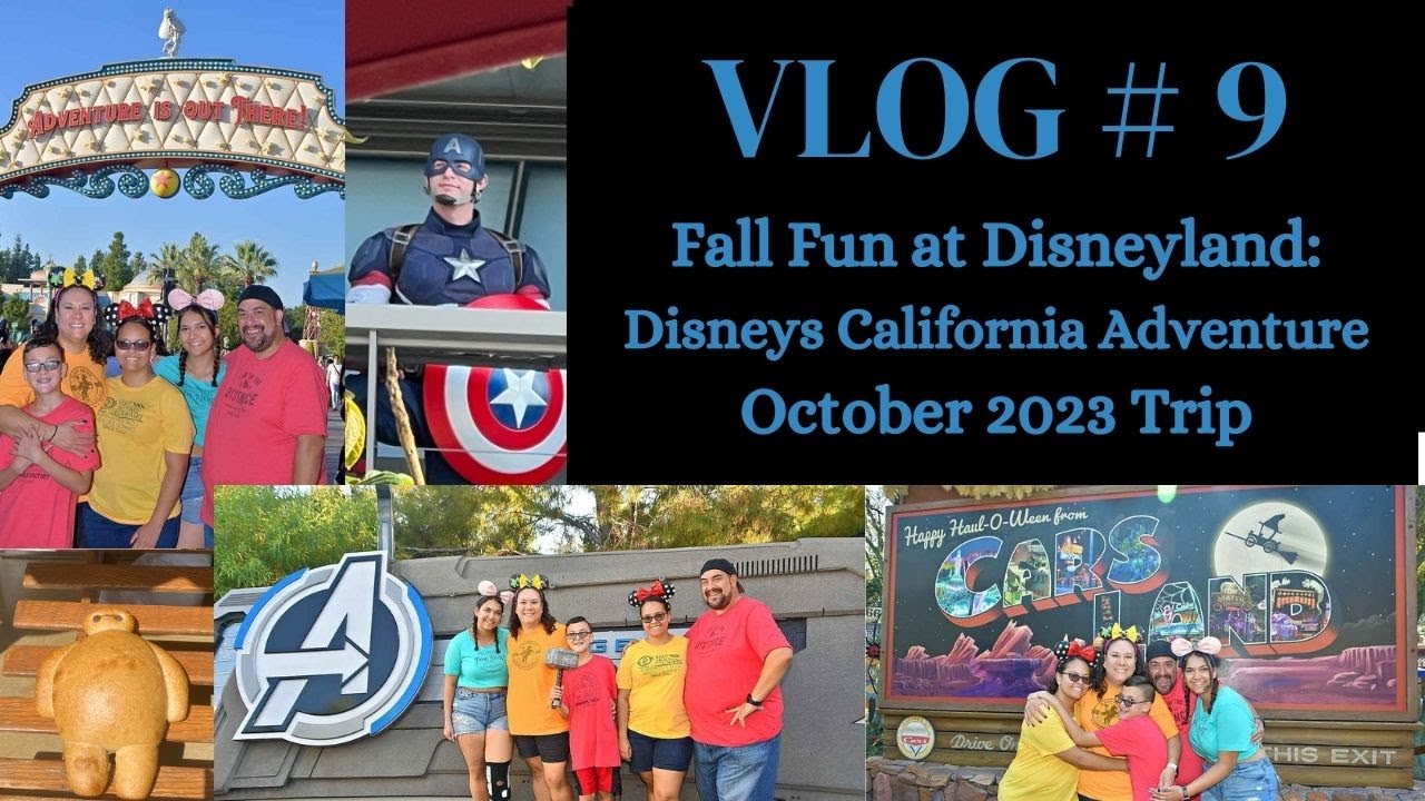 Fall Fun October 2023 Trip: Vlog #8 Back at DCA we experience Avengers ...