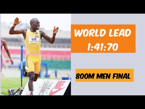 800M Men Final: Emmanuel Wanyonyi Paris Olympic gold quest with World ...