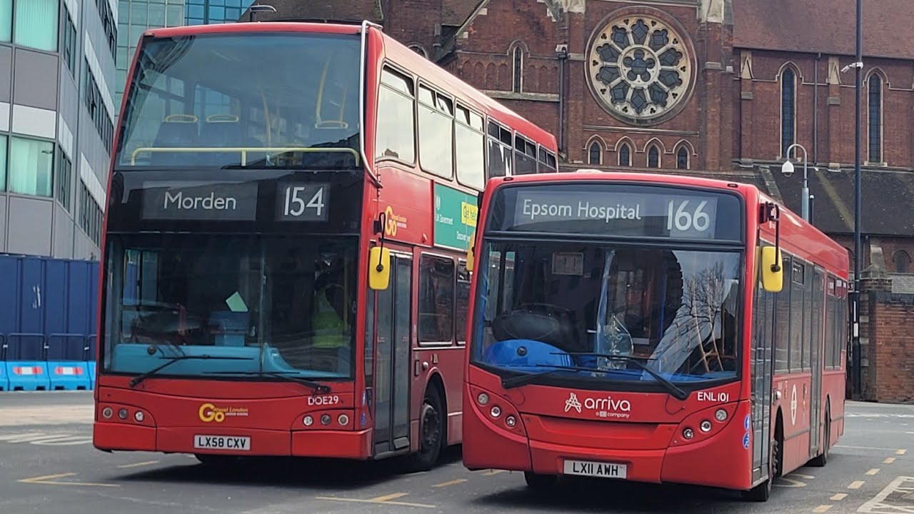 Go Ahead London DOE29 LX58CXV route 154 - YouTube