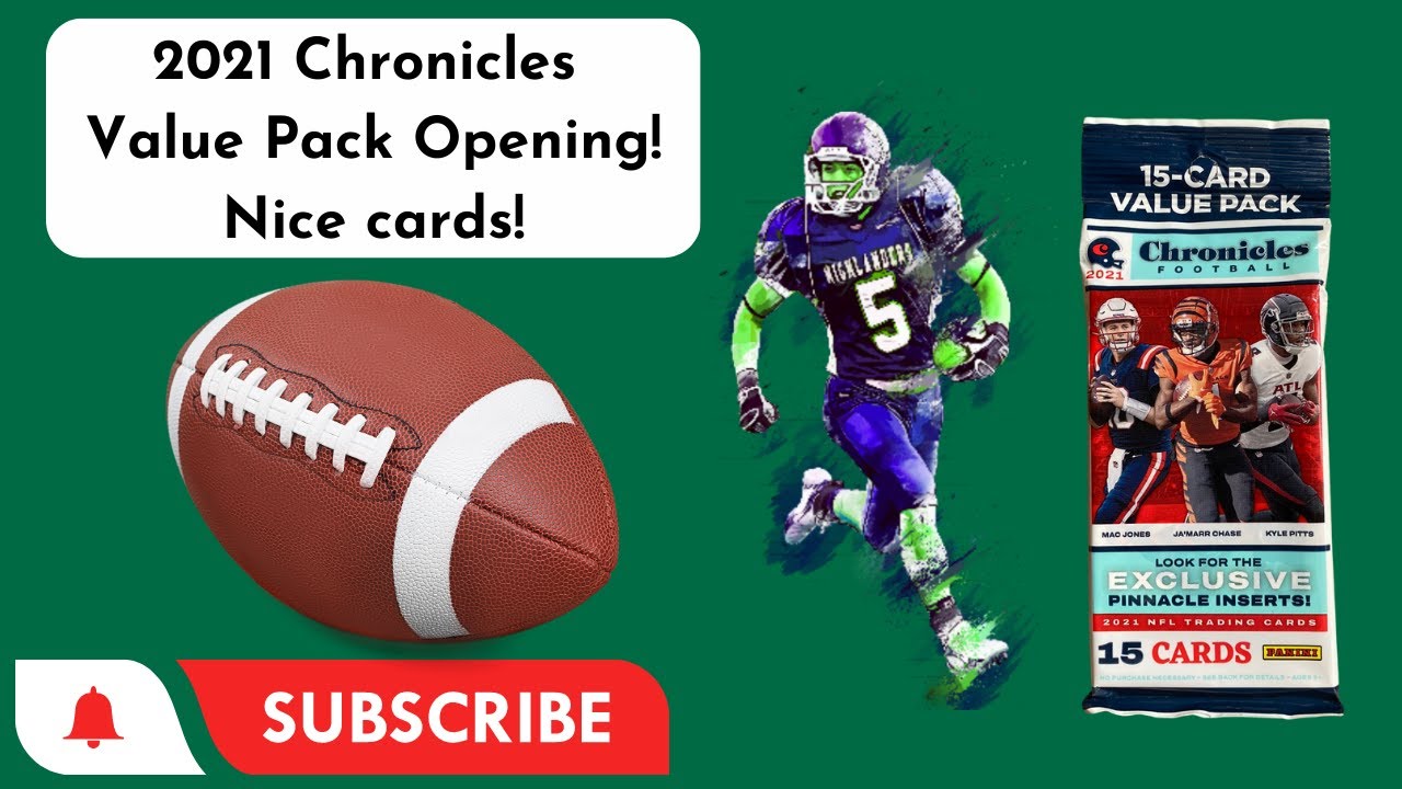 2021 Chronicles NFL Football Value Pack Opening! Second Time opening ...