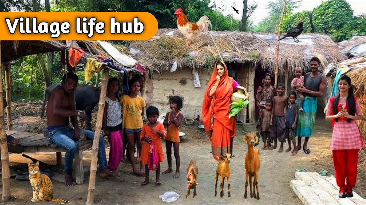 Village life is characterized by a slower pace || Real rural life in ...