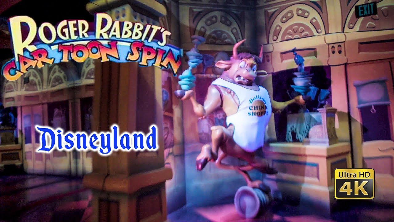 2019 Roger Rabbit's Car Toon Spin On Ride Low Light Ultra HD 4K POV ...