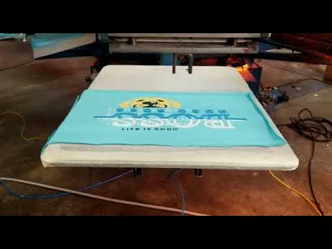 How to Flock Screen Printing - YouTube