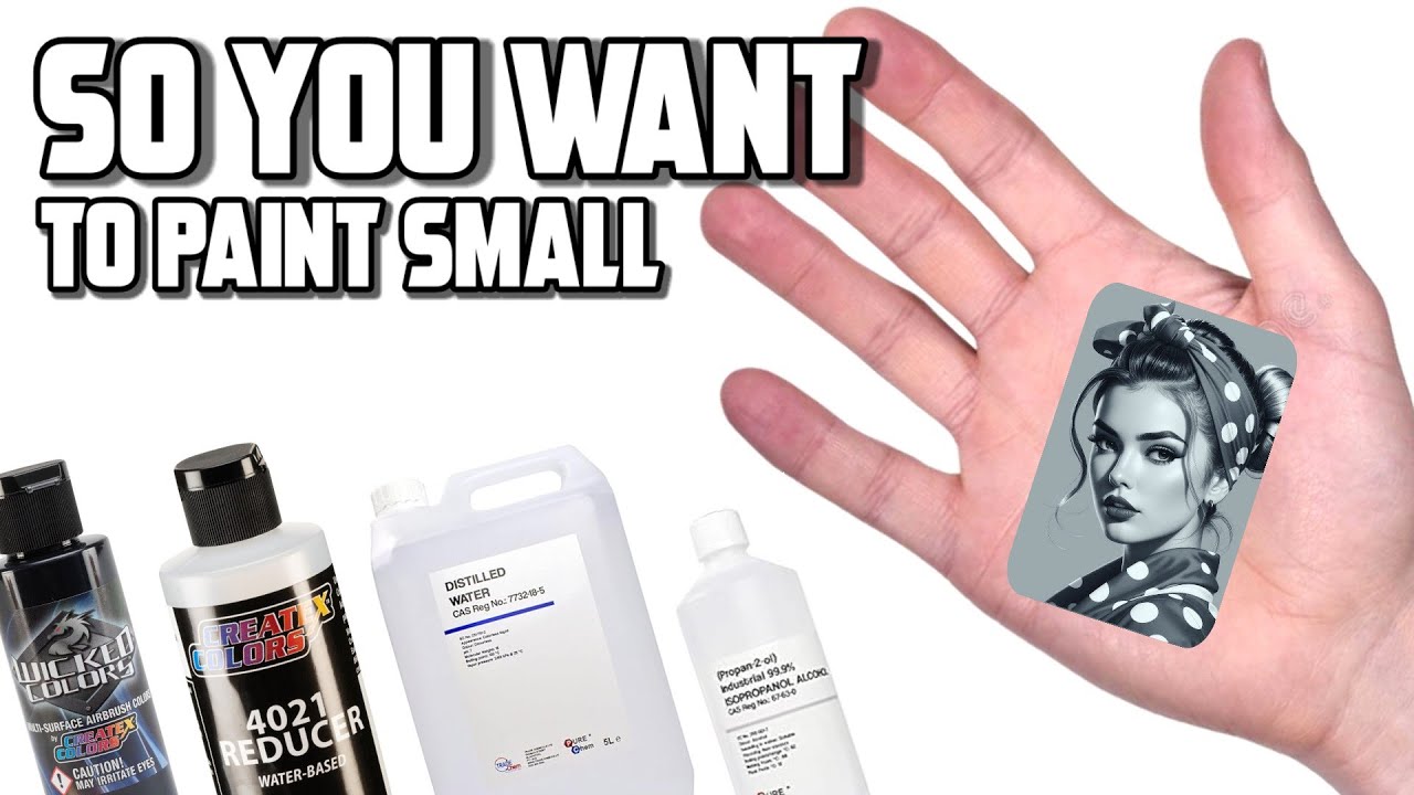 testing three ways to thin createx wicked colours - YouTube