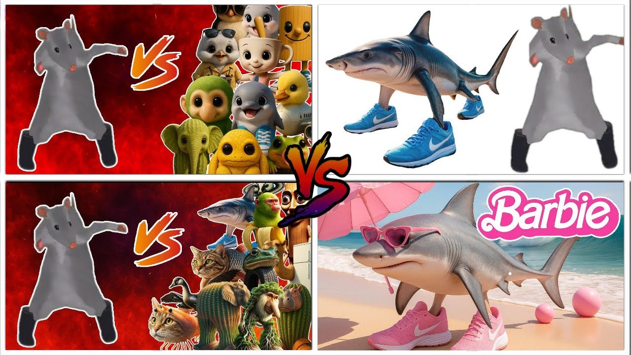 RAT DANCE vs TRALALERO TRALALA vs ALL ITALIAN BRAINROT vs BARBIE x ...