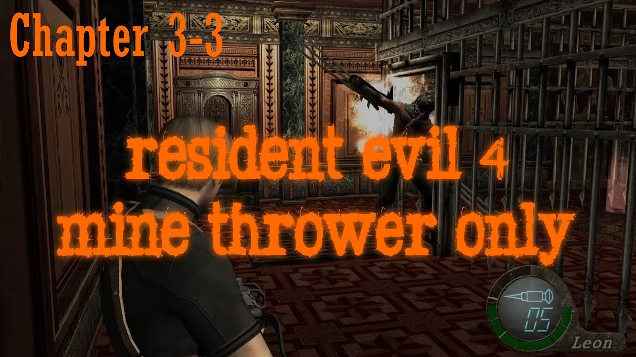 Resident Evil 4 (2005), Mine Thrower Only - (Part 09) - Breather - YouTube