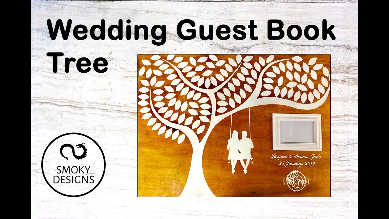Wedding Guest Book Tree | DIY Custom Made - YouTube