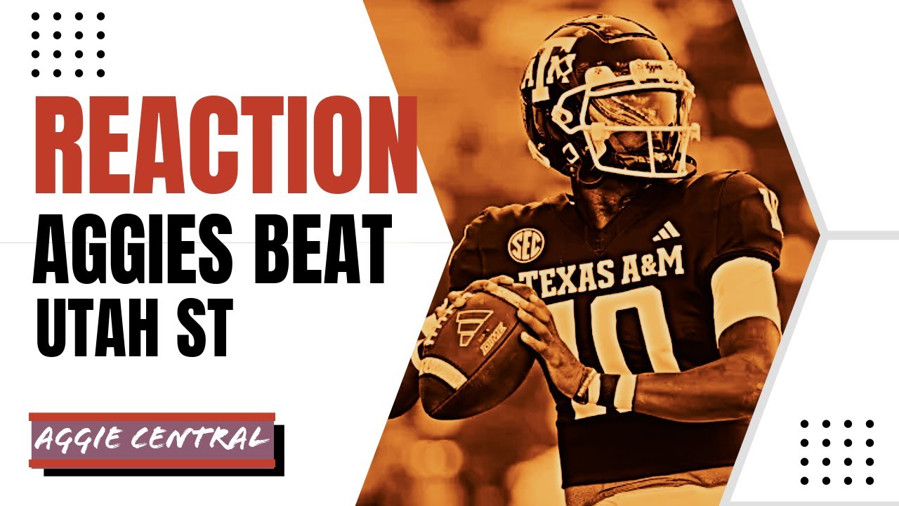 Aggies Beat Utah St. - Reaction - YouTube