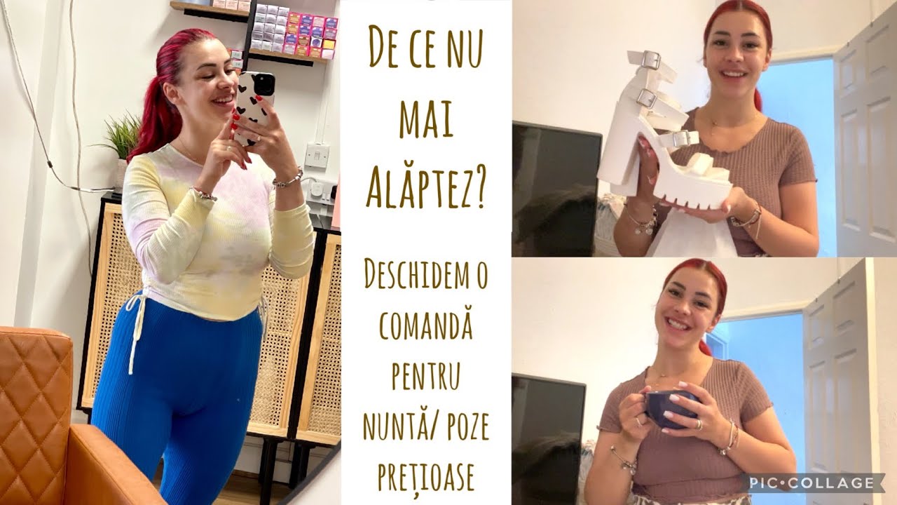 Daily🤍De ce nu mai alăptez? Deschidem o comandă pentru nuntă/ poze ...