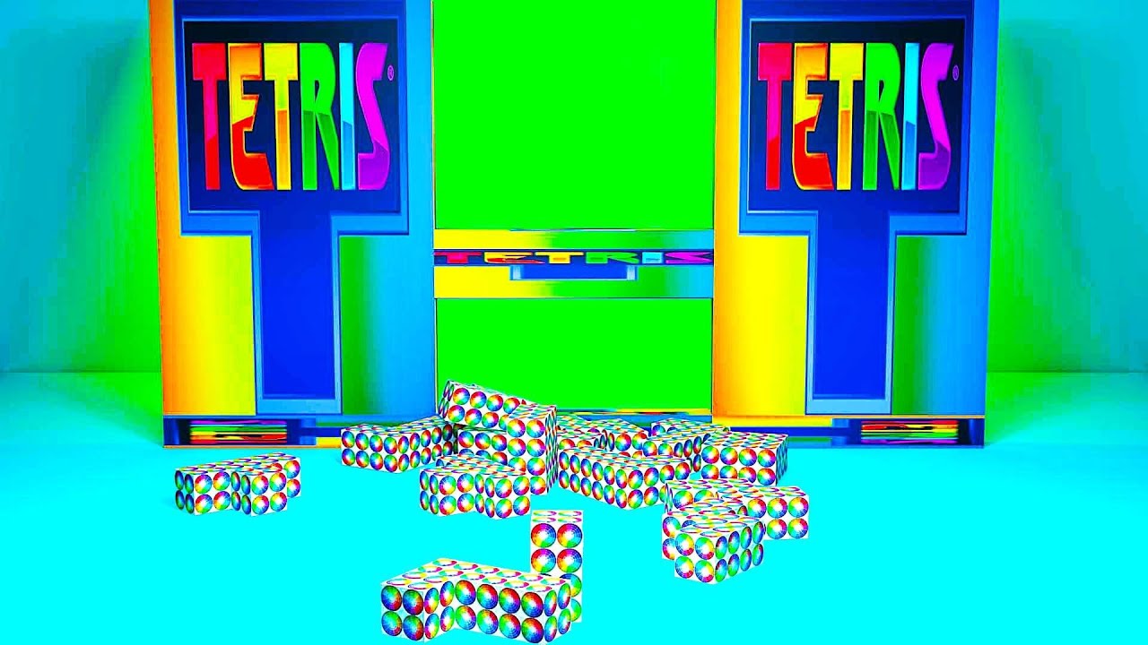 Colorful Rainbow TETRIS 🌈🧩 | Creative Animation - YouTube