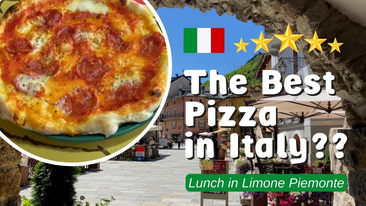 The BEST pizza in Italy? | 🍕 Lunch in Limone Piemonte - YouTube