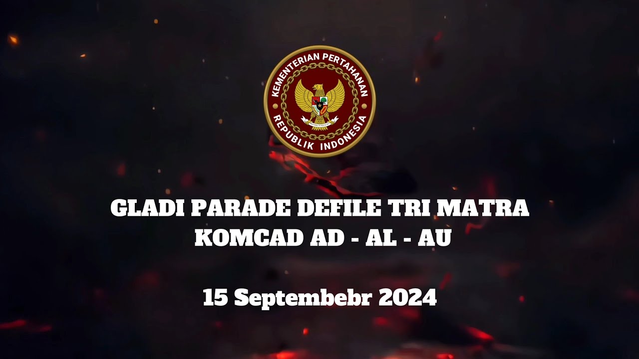 LATIHAN GLADI PARADE DEFILE GABUNGAN TRI MATRA KOMCAD 21 - 22 - 23 ...
