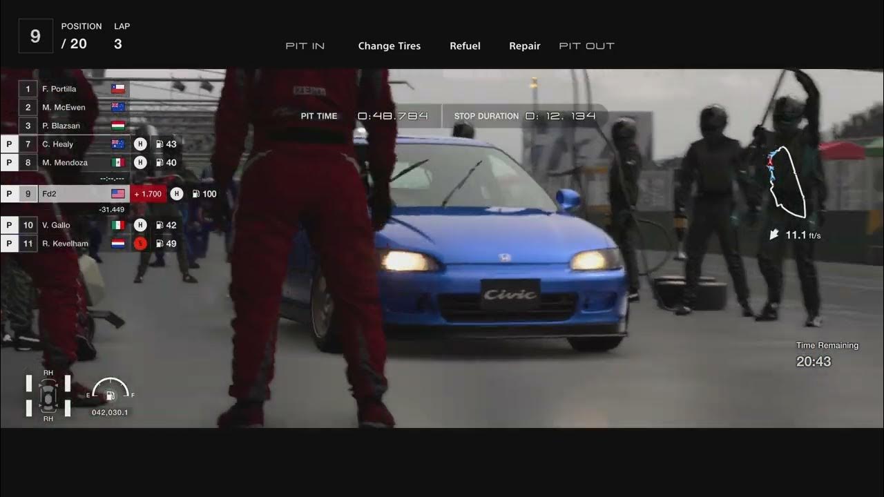 GT7 EG6 700pp lemans first grind - YouTube