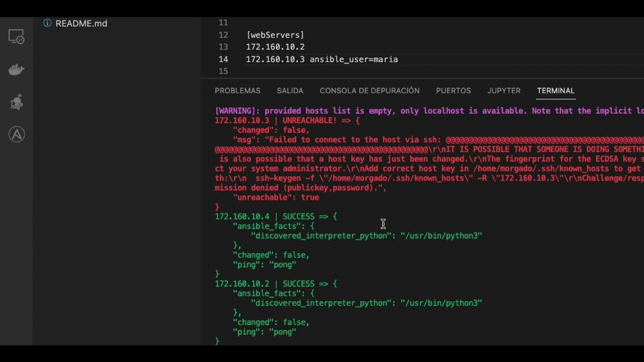 Ansible (Variables de grupo/hosts) - YouTube