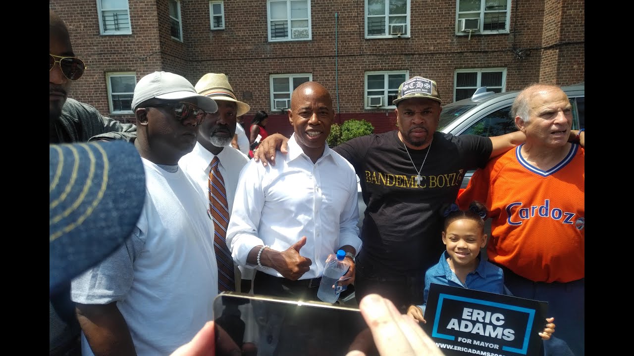 BBN speaks with NYC Mayoral Candidate Eric Adams at anti-gun, rally in ...