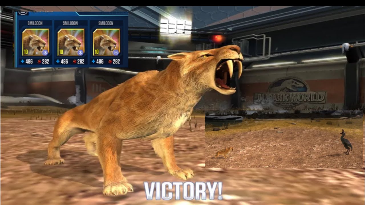 Smilodon vs all!! JWTG Battles Ep 8 - YouTube
