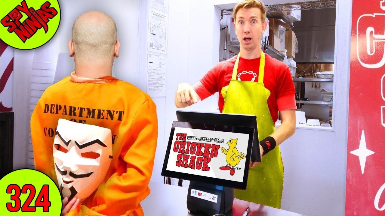 I Opened a Restaurant to Catch a Criminal - Spy Ninjas #324 - YouTube