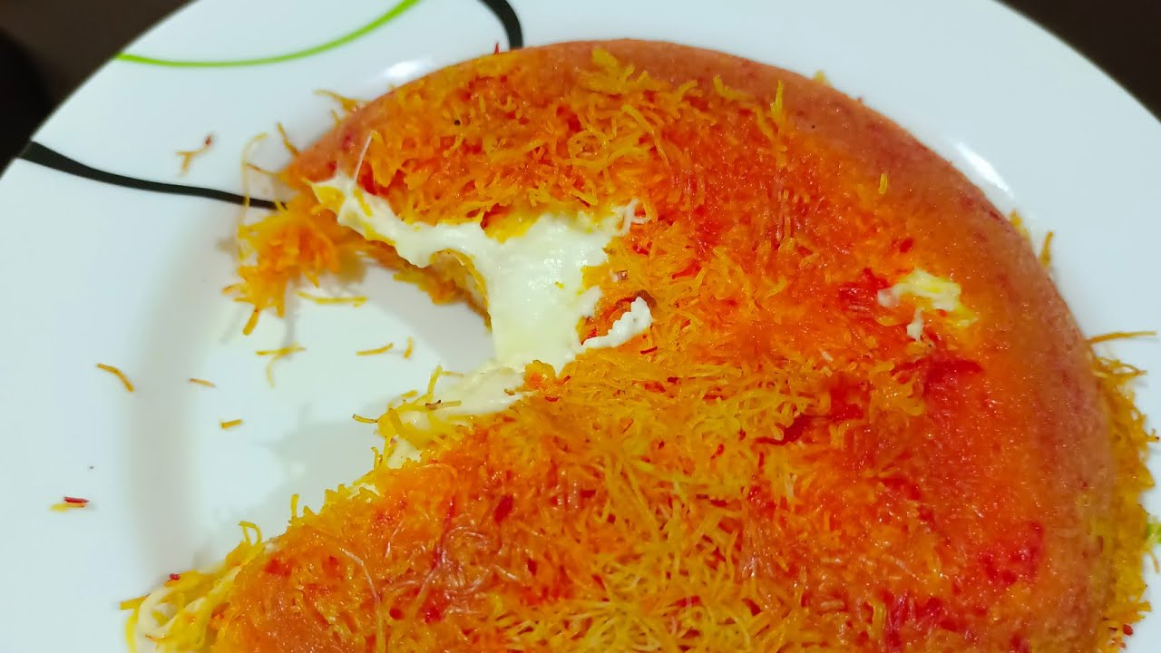 kunafa || cheesy kunafa - YouTube