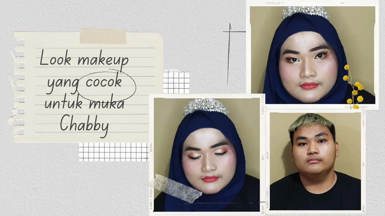 TUTORIAL MAKEUP FLAWLESS UNTUK MUKA CHABBY / PIPI TEMBAM - YouTube