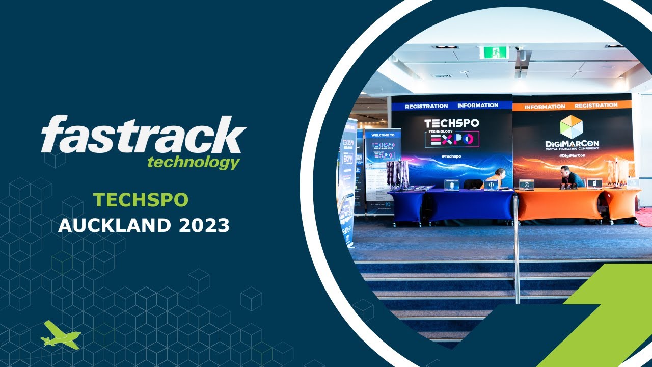 Fastrack Technology Exhibiting with DC220 at Techspo Auckland 2023 - YouTube