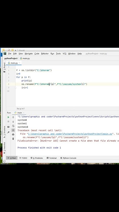os.rename in python Don't miss....... - YouTube