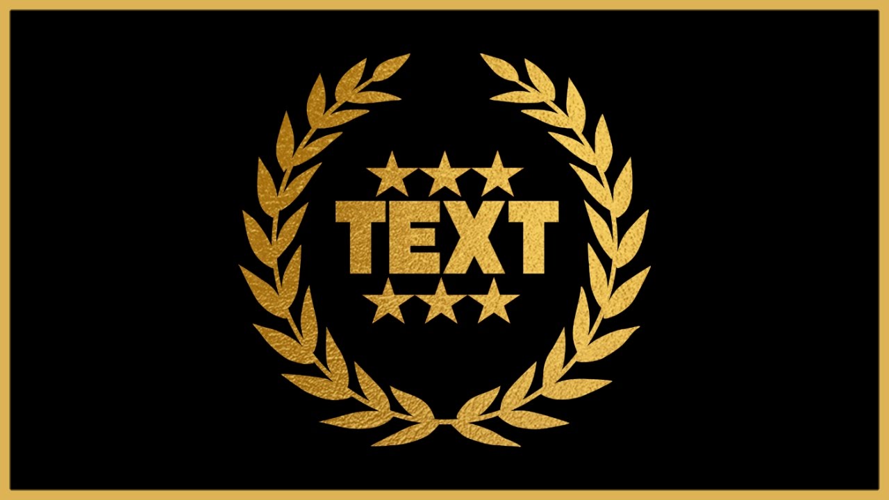 How to make a golden logo on android phone (PS Touch) - YouTube