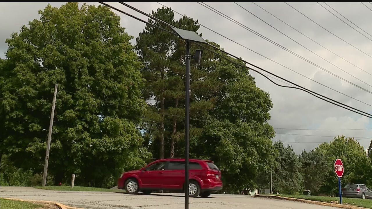 New police cameras installed outside local schools - YouTube