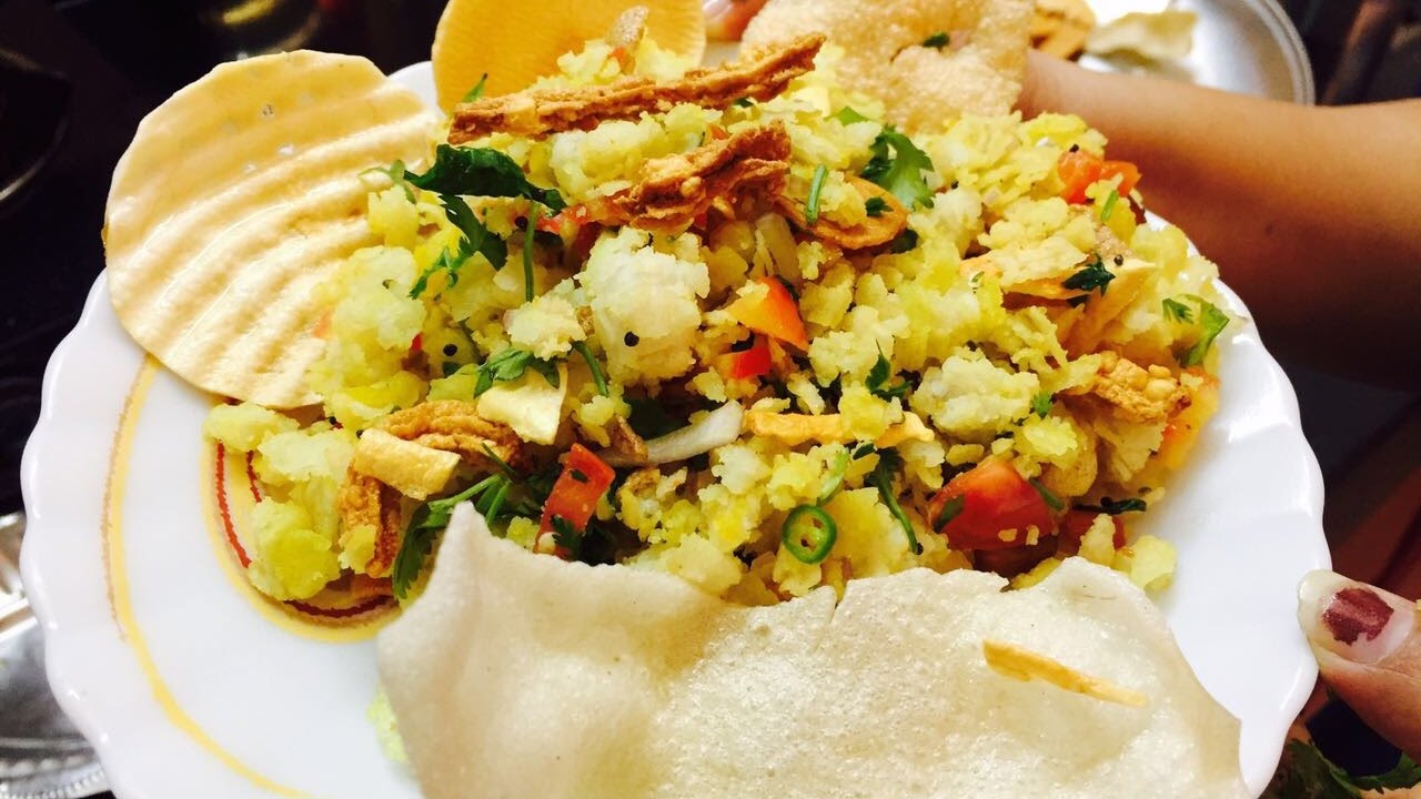 Dahi poha | Easy and Quick Poha recipe| Easy Breakfast/Snack recipe ...