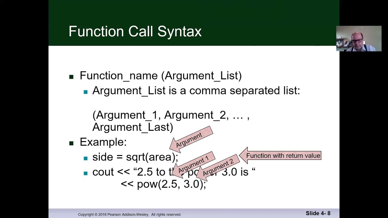 Savitch C++ chapter 04 section 2 part 1 Predefined Functions - YouTube