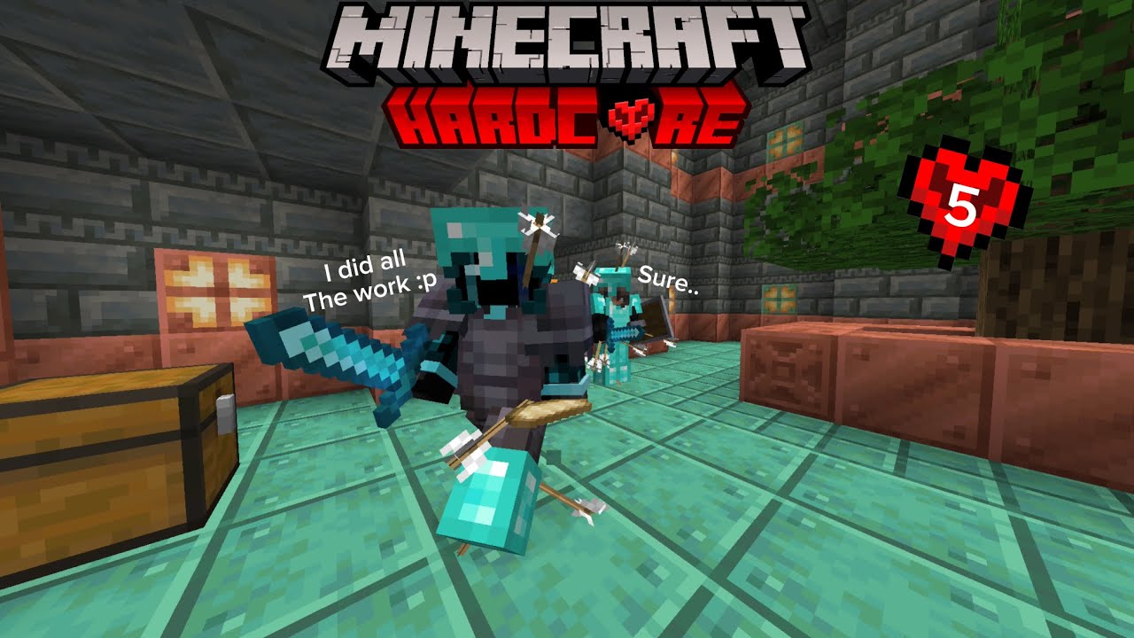 Minecraft hardcore: raiding trial chambers with @RoseSwordS - YouTube