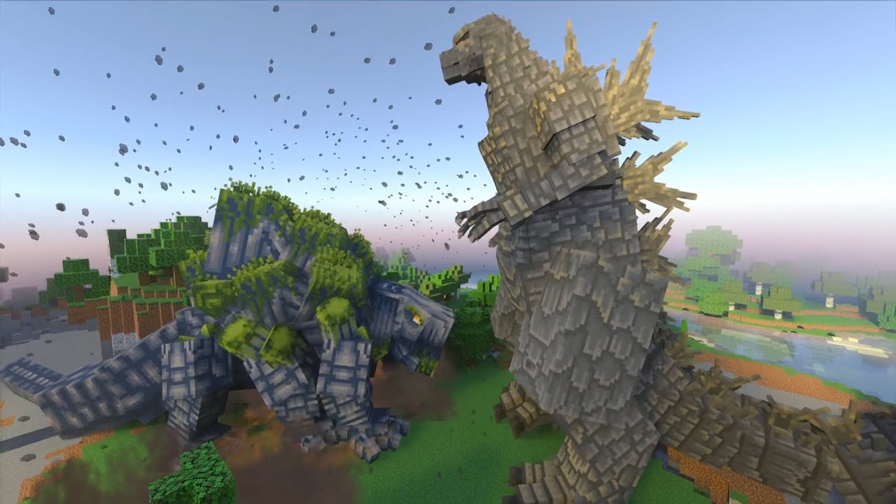 Godzilla Minus One vs Kaiju Craft Update Mod Addon in Minecraft Bedrock ...