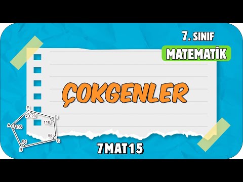 Çokgenler 📘 7. Sınıf Matematik #2024