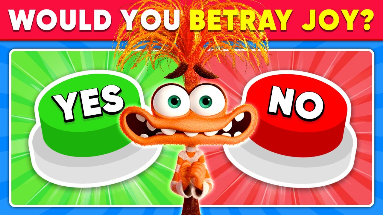 Choose ONE Button INSIDE OUT 2 🟢🔴 Yes Or No | Daily Quiz - YouTube