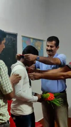 agniveer passed students Honoured by Lt Col VD chako sir - YouTube