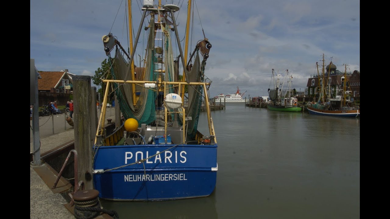 Am Hafen von Neuharlingersiel - YouTube