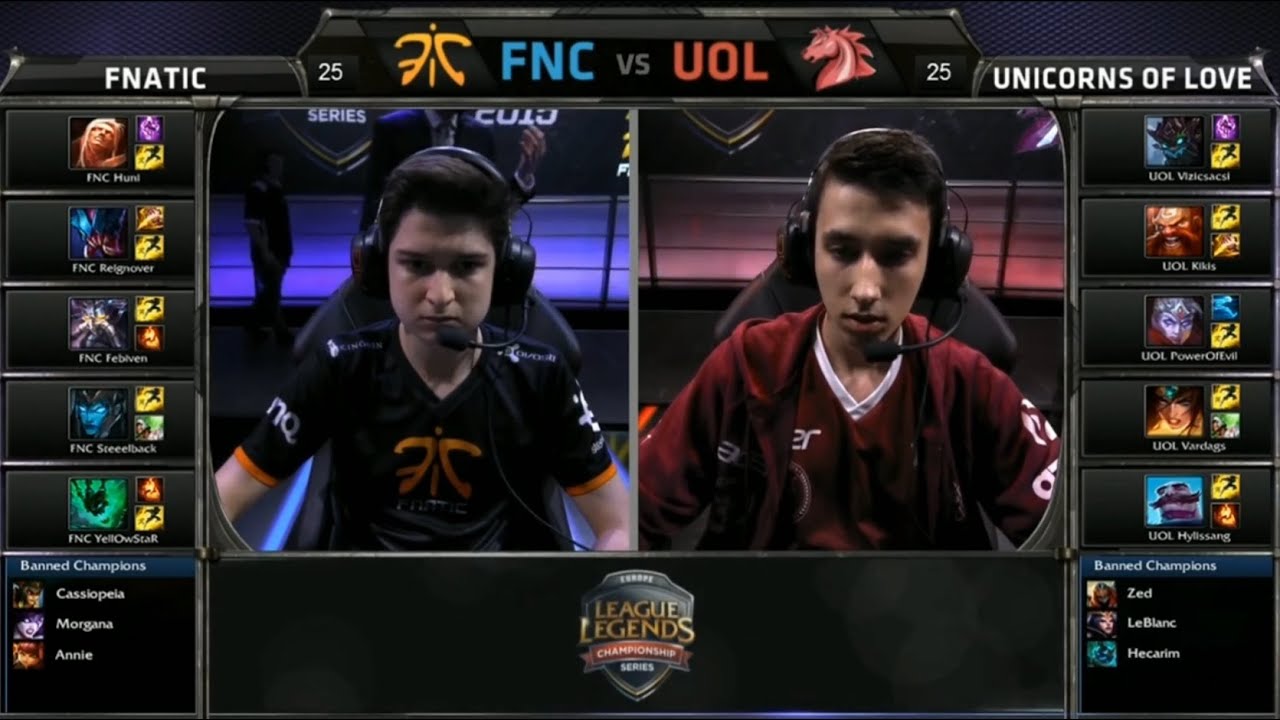 EU LCS FNC vs UOL Game 1 Highlights (EU LCS Spring Playoffs Finals 2015) - YouTube