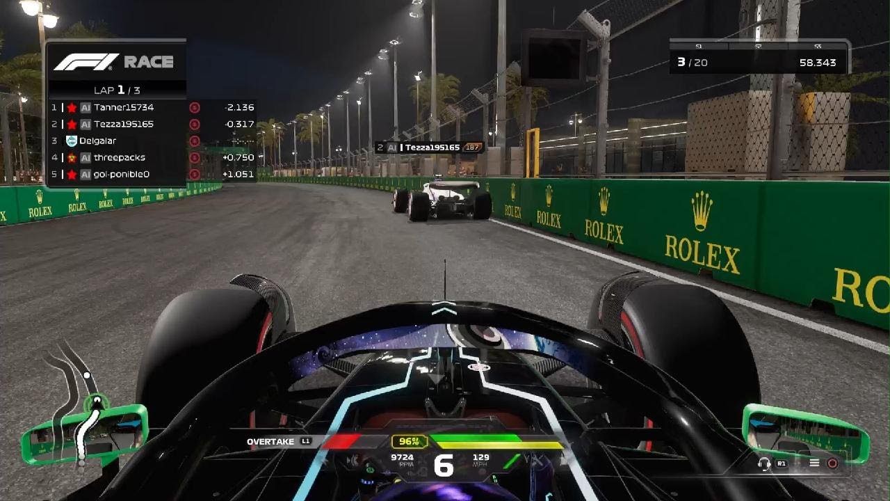 F1 '24 PS5 Jeddah 3 lap Quick Race - YouTube