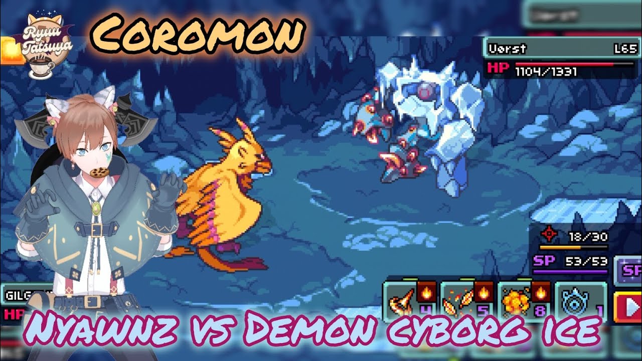 Nyanwz vs Demon cyborg ice (Vorst) [Ice esence] #Coromon - YouTube