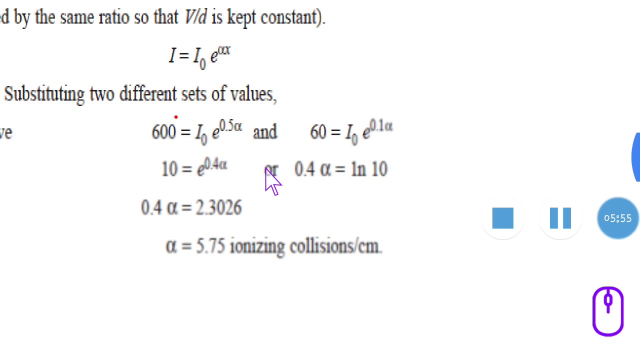 High voltage module 1L2 topic Townsend current growth primary secondary ...